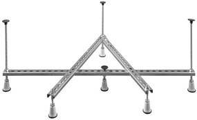 Polysan nosná konstrukce pro hlubokou vaničku SELMA 90 x 90 cm FR3596