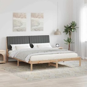 Rám postele s čelo Hnědá 180 x 200 cm Masivní borové dřevo 3394404