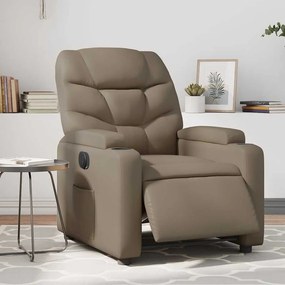 Elektrické polohovací křeslo cappuccino umělá kůže 3204650