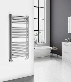 Aqualine Aqualine, ALYA topné těleso oblé 600x1110mm, chrom, LLC202