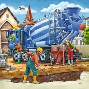 Ravensburger Velké stroje / 3x49 dílků / od 5 let