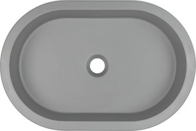 Deante Granite washbasin, undermount/inset, oval