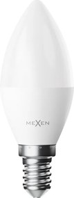 Mexen Nova, LED žárovka E14, C37, 6W, teplá - 3000K, 630 lm - L102-E14-0630-01