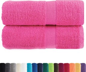 Premium ručníky SOLUND 2 ks růžové 30 x 50 cm 600 g/m² 137518