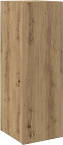 Sada 8 kusů nástěnné TV skříňka dub artisan kompozitní dřevo 3329148