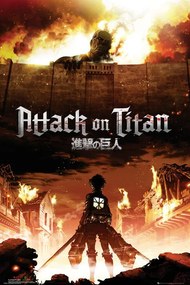 Plakát, Obraz - Attack on Titan (Shingeki no kyojin) - Key Art, (61 x 91.5 cm)
