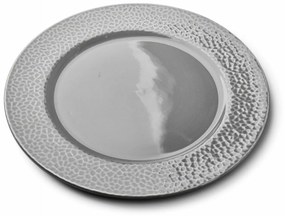 Mělký talíř HUDSON 27cm šedý