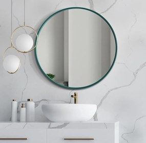 Zrcadlo Scandi Slim Green Rozměr: Ø 120 cm
