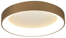 Mantra Niseko II, stropní kruhové svítidlo LED 30W, 2700-5000K, dálk. ovládání, zlatá, průměr 38cm