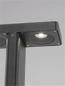 NV 9492780 Venkovní sloupkové svítidlo POET antracitový hliník a čiré sklo LED 16W 3000K 220-240V 90st. IP65 - NOVA LUCE