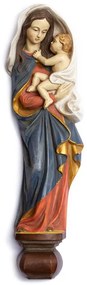 Panna Marie na zeď - malovaná - 38 cm