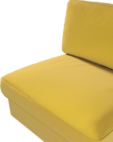 Potah na neskládací křeslo IKEA Kivik barva žlutá látka sametová