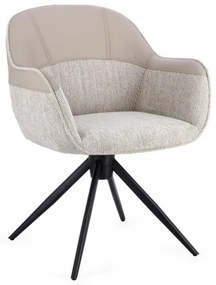 BIZZOTTO Otočné křeslo ISOTTA BEIGE 0733504