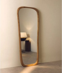 Nástěnné zrcadlo s dřevěným rámem 61x158 cm Alura – Kave Home