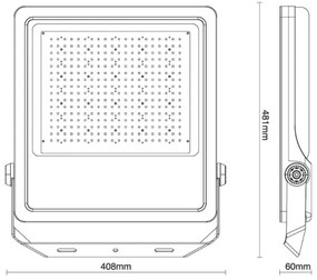 LED Venkovní reflektor PROFI PLUS LED/300W/230V 5000K IP66