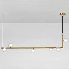 Toolight - Závěsné svítidlo 6xG9 25W APP690-6CP, zlatá, OSW-05470