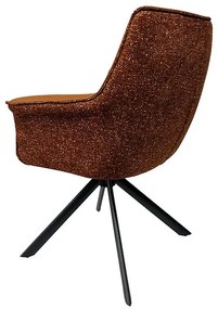 Designová otočná židle Kahikilani koňaková