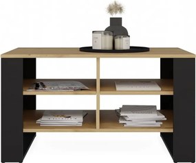 Konferenční stolek LAWA Modern 4P Slim II dub artisan/černý