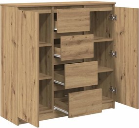 Příborník se zásuvkami, dub řemeslný, 100,5 x 35 x 98,5 cm, konstrukční dřevo 3328461