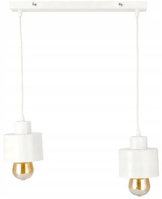 BERGE LED stropní svítidlo - 2xE27 - KUBEK WHITE