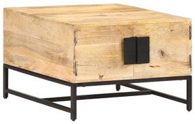 Konferenční stolek 67 x 67 x 45 cm masivní mangovníkové dřevo 320375