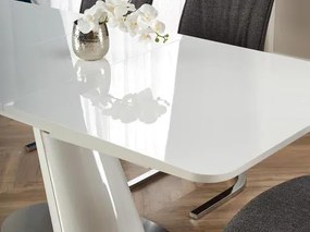 Rozkládací jídelní stůl 160-200 cm Obdulia (bílá) (pro 6 8 osob). 1048854