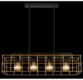 Globo 15530B-4H - Lustr na lanku MERRIL 4xE27/60W/230V