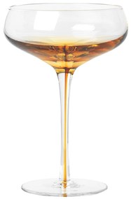 Broste Sklenice na koktejl Amber 200 ml, oranžová barva, sklo
