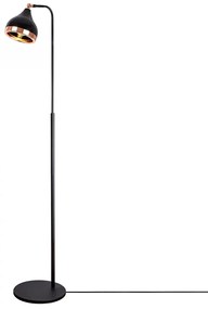 Stojací lampa Yıldo 165 cm černo-měděná