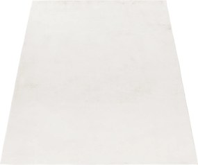 Ayyildiz, Běhoun Pouffy 5100 Cream, 80x250, bílá, obývací pokoj