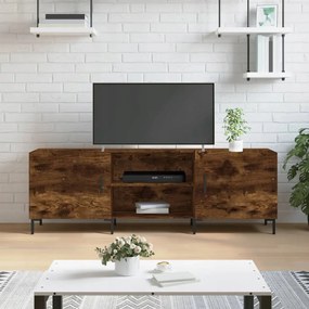 Fionshop 263604101 Tv skříňka kouřový dub 150 x 30 x 50 cm kompozitní dře