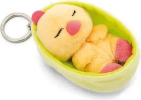 NICI GREEN klíčenka spící Kuřátko + světle zelený košík 12 cm