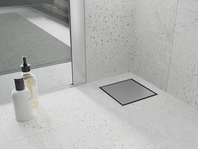 Mexen Flat-Q M13 podlahový vpust čtvercový 15 x 15 cm, inox - 1010015