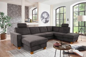 XXXLutz SEDACÍ SOUPRAVA, textil, tmavě šedá Sit & More - Sedací soupravy - 000144005829