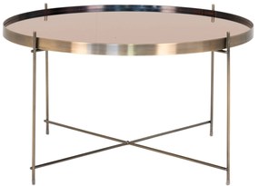 Mosazný konferenční stolek Mattr 70 cm