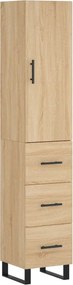 Skříň highboard dub sonoma 34,5 x 34 x 180 cm kompozitní dřevo 3198876