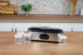 Unold 38726 Jogi černá / Jogurtovač / 120 W / 6 skleniček