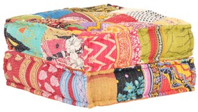 vidaXL Marketos Pouf 60 x 70 x 36 cm patchwork textil