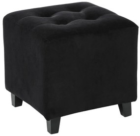 Stolička do obývacího pokoje, černá, 35 x 35 x 35 cm