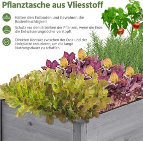 Vyvýšený záhon Yaheetech – výška 76 cm (256038994608)