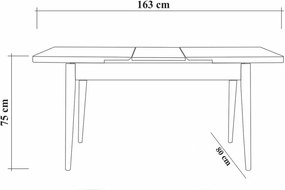 Jídelní set Vina Atlantic Pine and Green, 4 ks