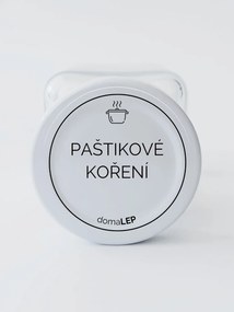 Samolepka na kořenky PAŠTIKOVÉ KOŘENÍ průhledná 5 cm základní písmo