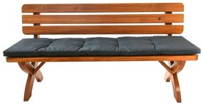 Poduška na zahradní lavici Rojaplast 122x45 cm