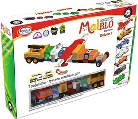 MALBLO Magnetická stavebnice Vozidla Deluxe 1 / Stavebnice / magnetick