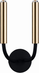 Nástěnné svítidlo Nowodvorski STALACTITE II 9055 černo-zlatá