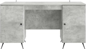 Stůl Betonově šedá 142,5 x 50 x 75 cm Kompozitní dřevo 3414633