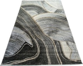 HU Šedo-béžový abstraktní koberec Rio 936A-D.grey-Beige Rozměr: 60x100 cm