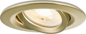 P 92403 Vestavné svítidlo Nova Plus IP65 kruhové 93mm 30° GU5,3 / GU10 max. 35W 230/12V stmívatelné zlatá mat - PAULMANN