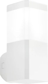 FAN I-FOCUS-Q-AP-BCO Nástěnné svítidlo, hranaté, polykarbonátové, bílé, 1 x GU10, 131 x 100 x 242 mm, IP65 - FANEUROPE