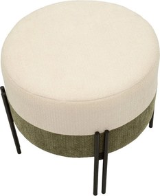 Khaki/krémový taburet Modern Style – Mauro Ferretti